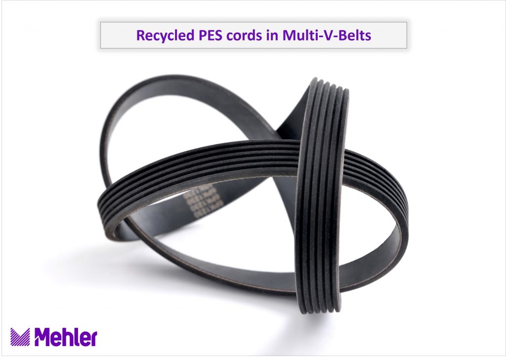 Sustainability | Recycled PES cords in Multi-V-Belts | Mehler